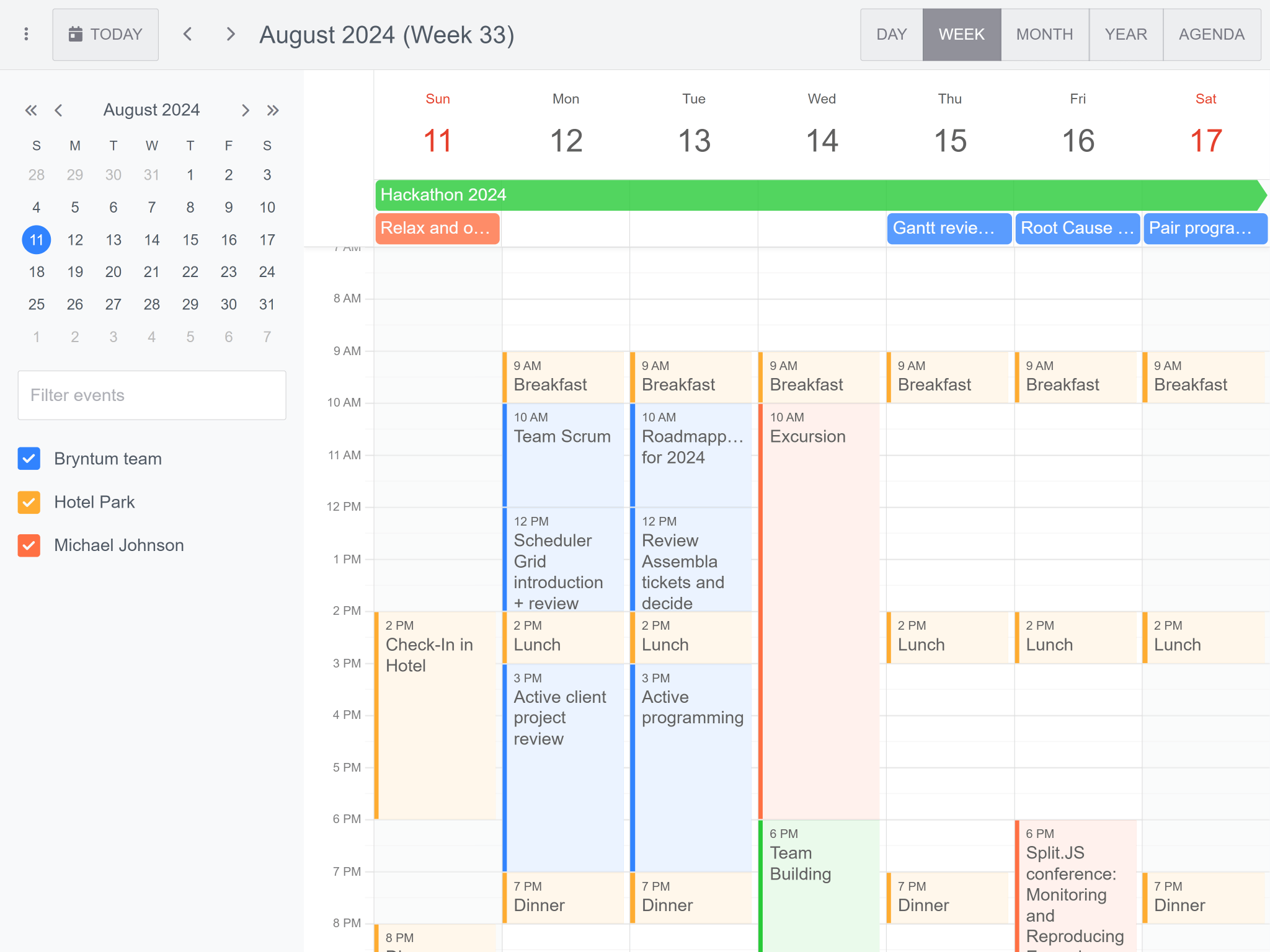 Bryntum Calendar - Basic setup (Vue 3 + Vite)