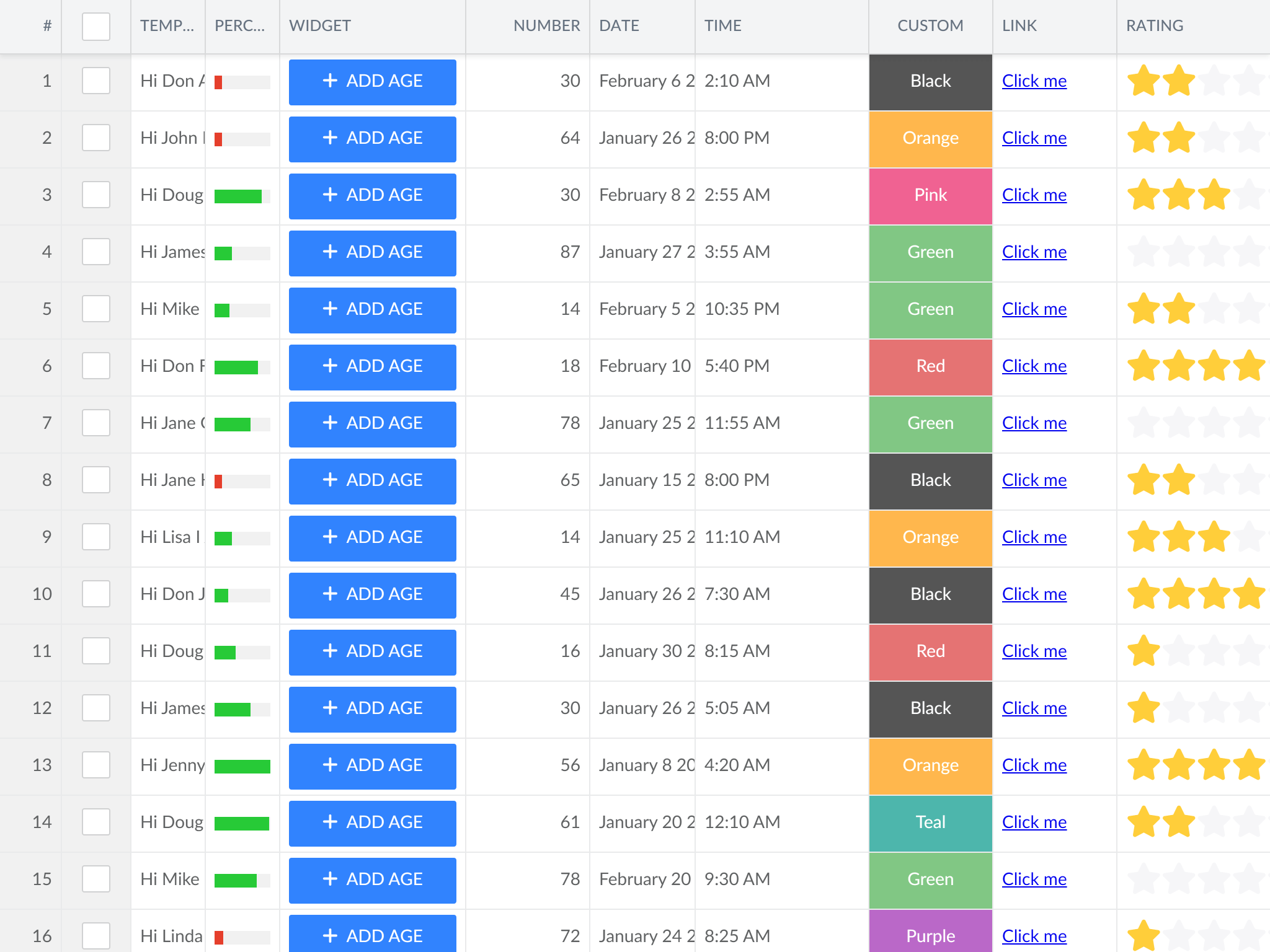 Bryntum Grid - Column types demo (React) Bryntum Grid - Column types demo (React)