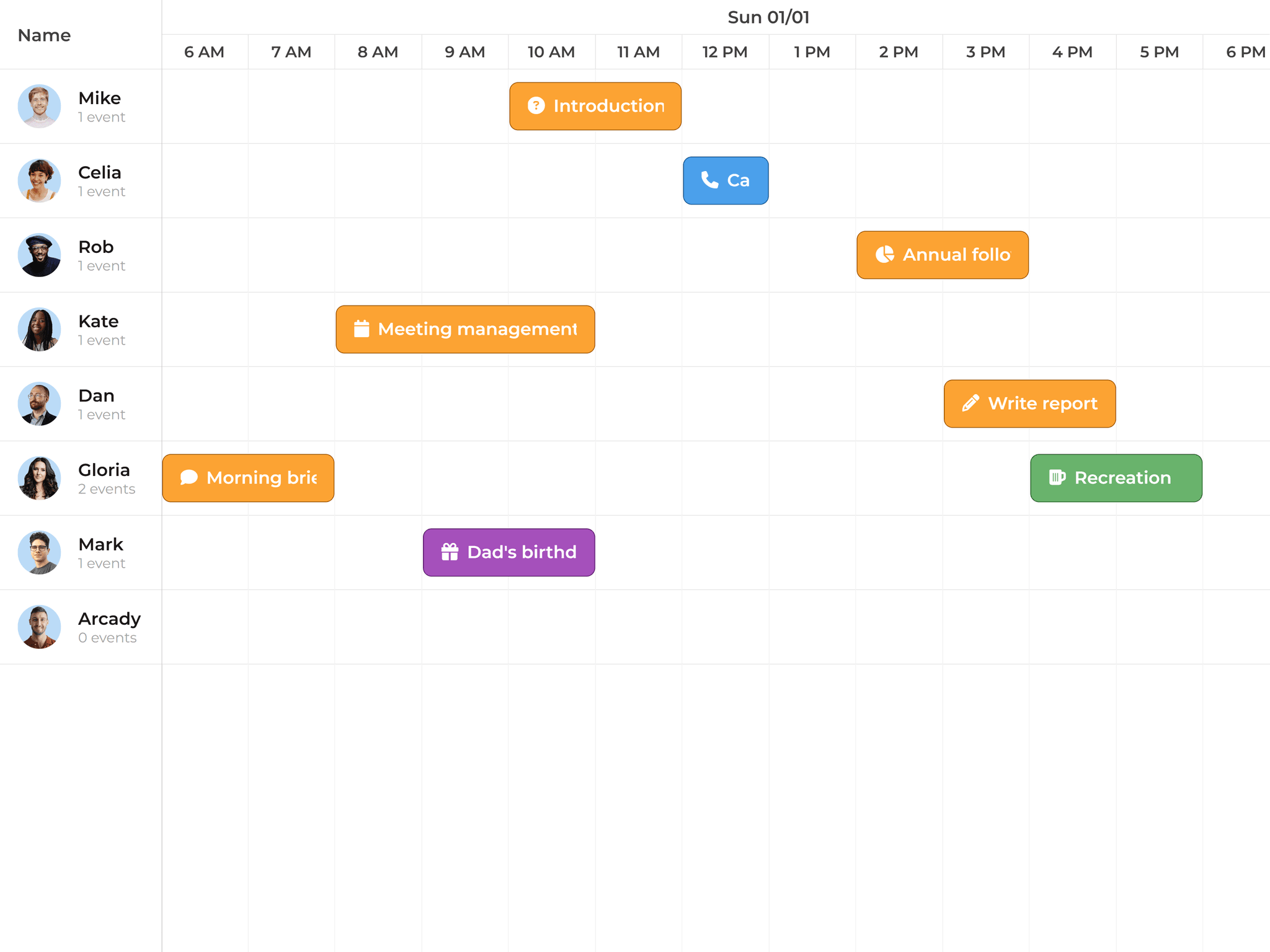 Bryntum Scheduler - CSP demo