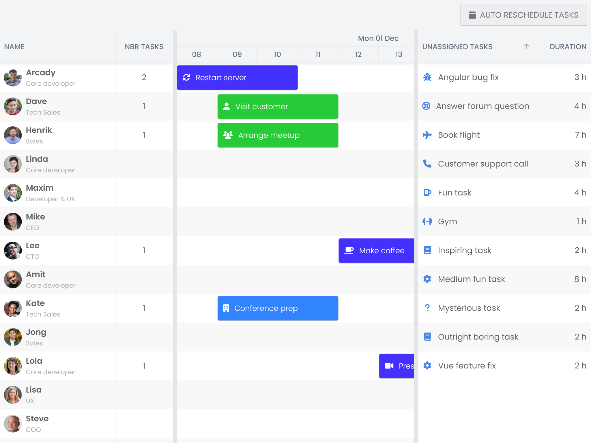 Bryntum Scheduler Drag From Grid Typescript Demo React Vite 7141