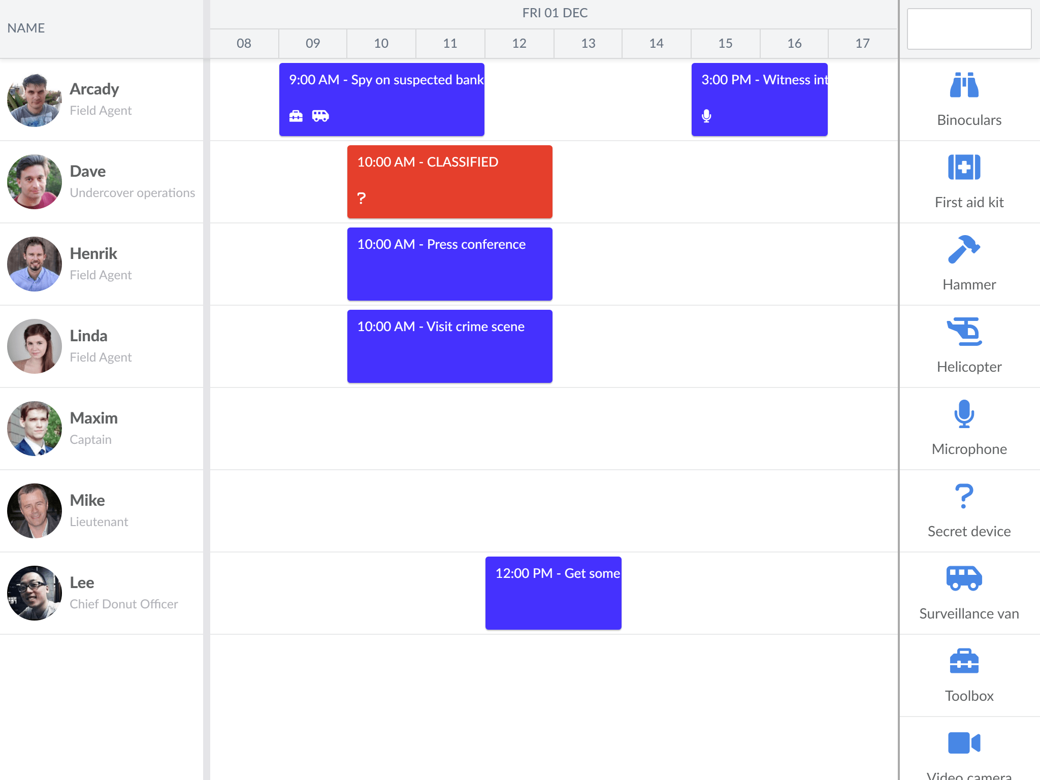 Bryntum Scheduler - Drag onto tasks demo (React) Bryntum Scheduler - Drag onto tasks demo (React)