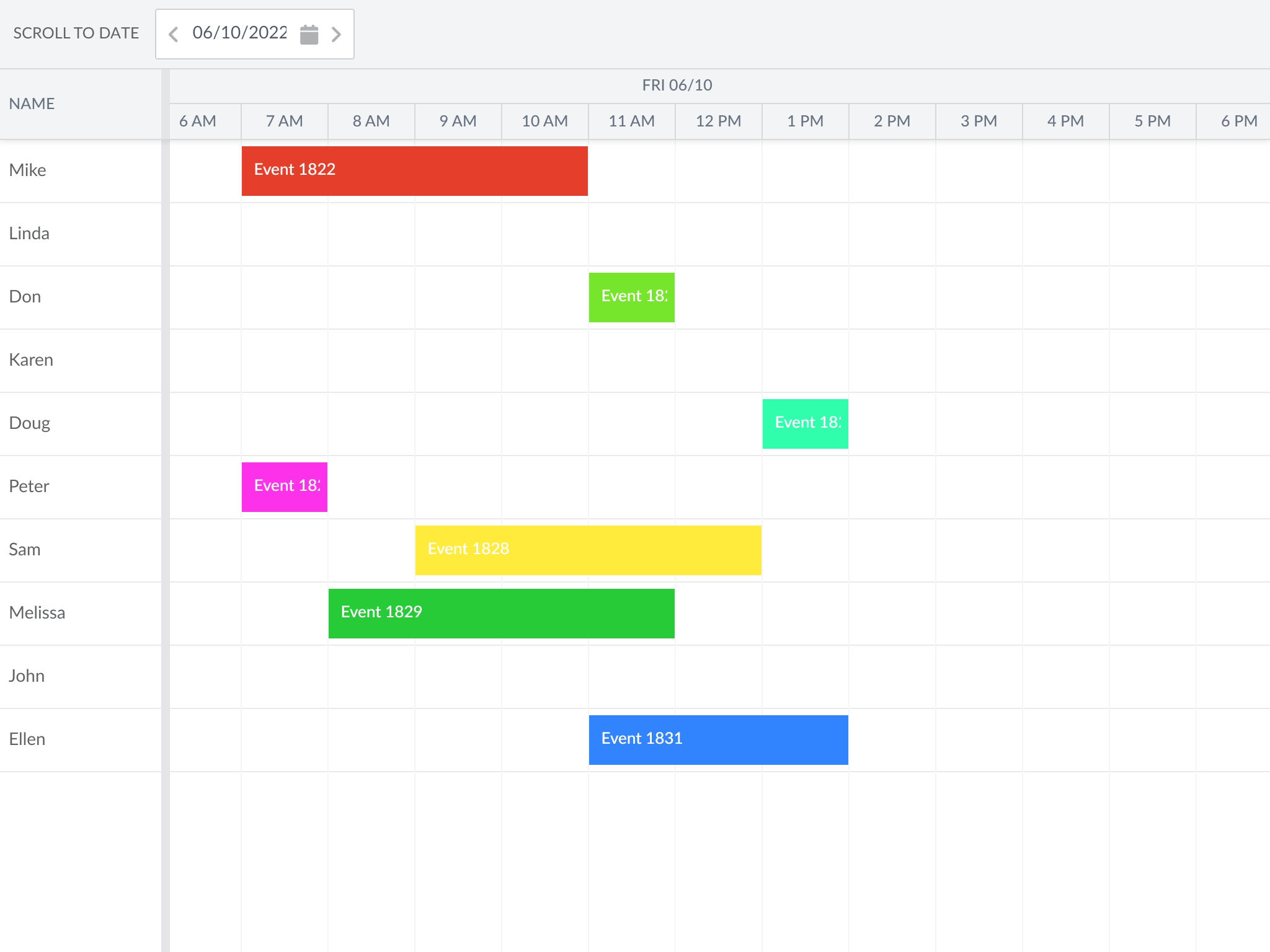 Bryntum Scheduler - Infinite Timeline Scroll Bryntum Scheduler - Infinite Timeline Scroll