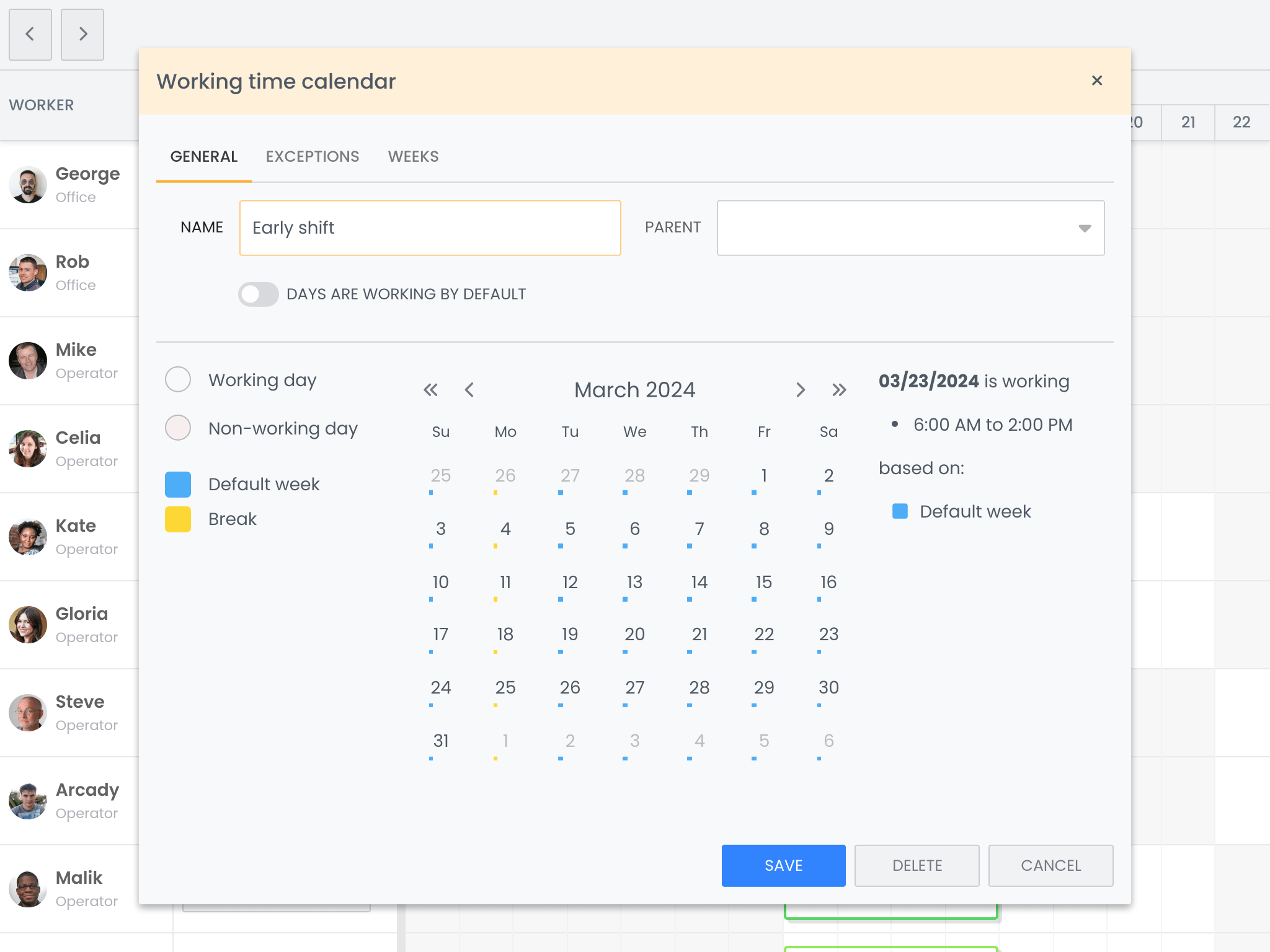 Bryntum Scheduler Pro Pro Calendar Editor Demo