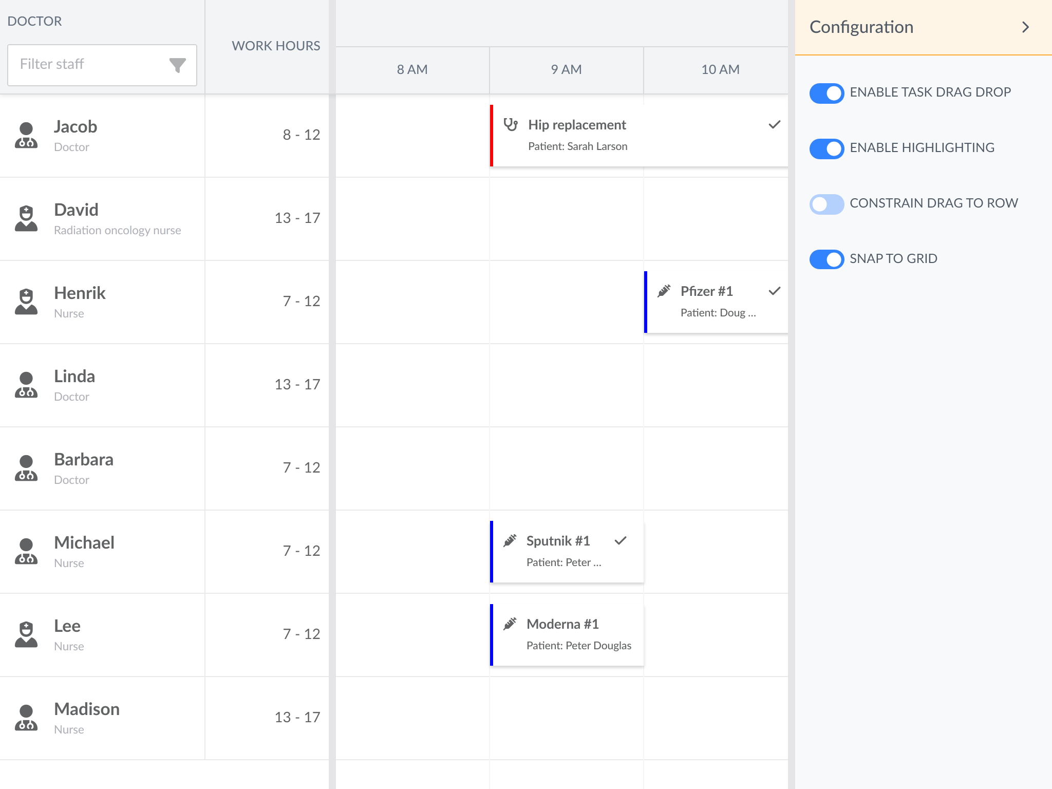 Bryntum Scheduler Pro - Highlighting Resource Calendars Bryntum Scheduler Pro - Highlighting Resource Calendars
