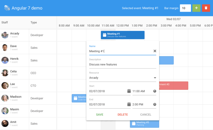 Integrating Bryntum Scheduler with Angular 7 - Bryntum Integrating Bryntum Scheduler with Angular 7 - Bryntum