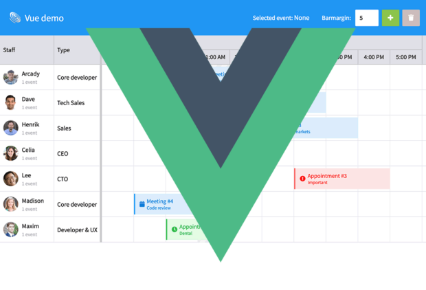Integrating Bryntum Scheduler with Vue.js - Bryntum