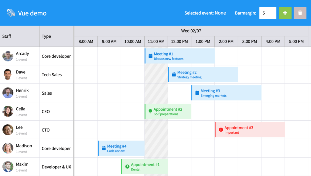 Integrating Bryntum Scheduler with Vue.js - Bryntum Integrating Bryntum Scheduler with Vue.js - Bryntum