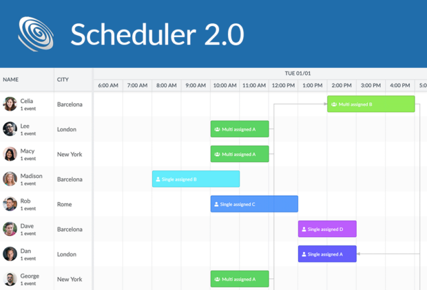 What's New In Bryntum Scheduler 2.0 - Bryntum