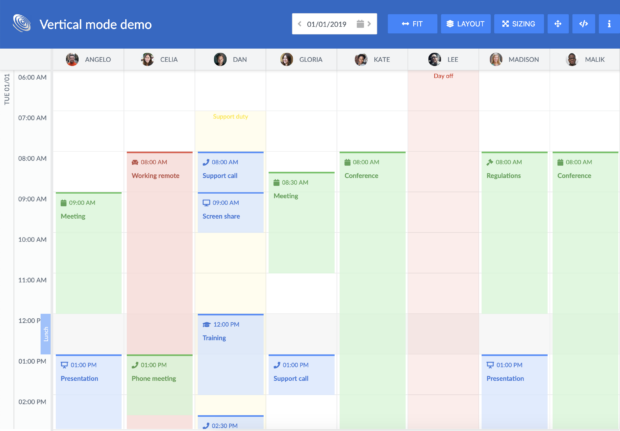Announcing Bryntum Scheduler 2.2 With Vertical Mode - Bryntum