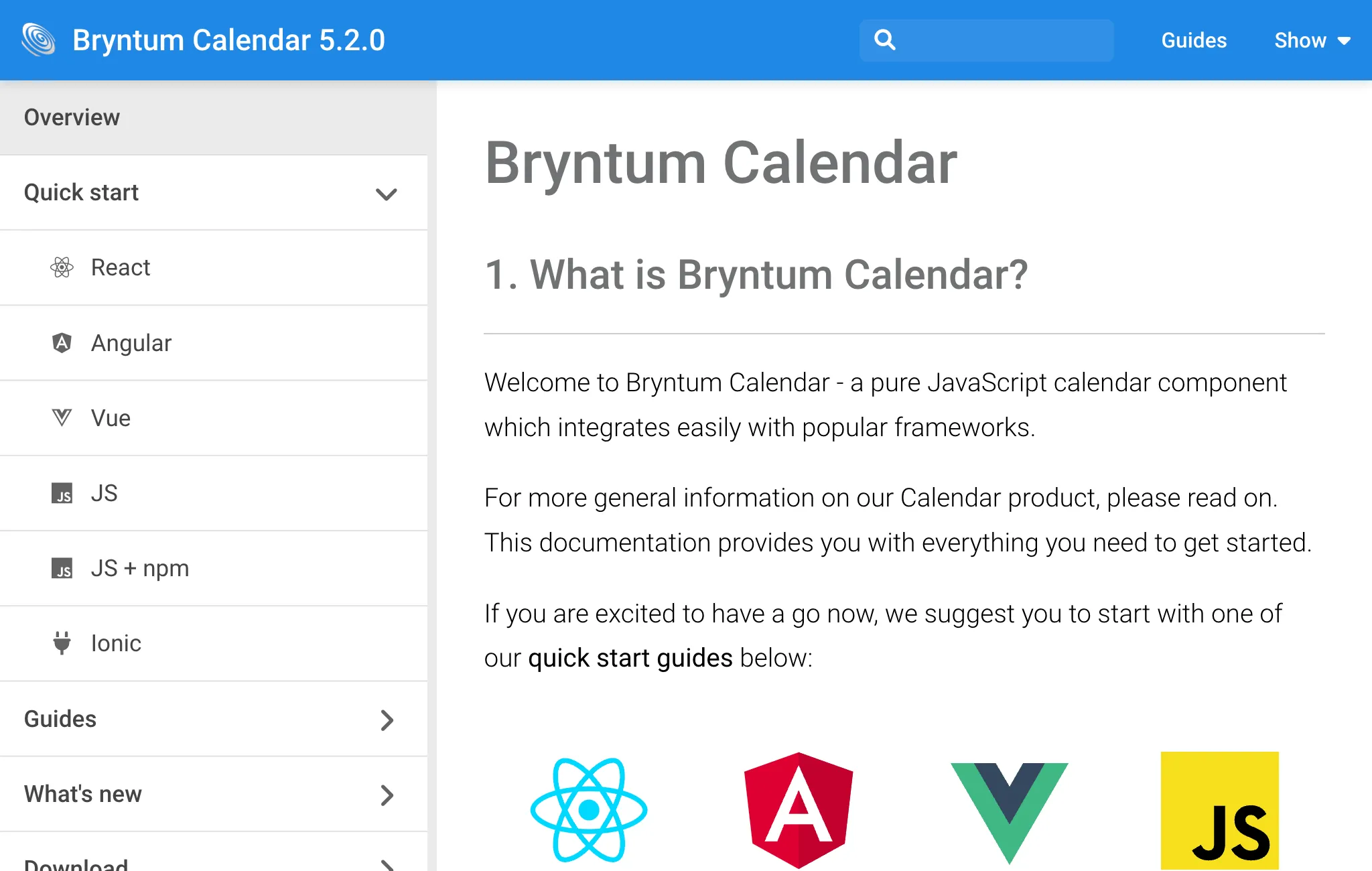 Documentation - Bryntum