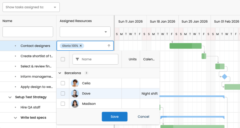 Bryntum Gantt - The Fastest JavaScript Gantt Chart
