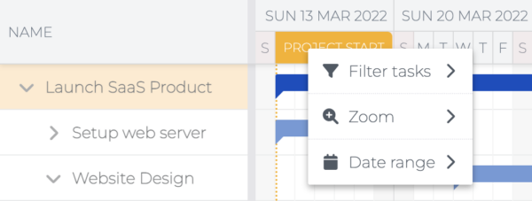 Creating a Gantt chart with React using Next.js - Bryntum