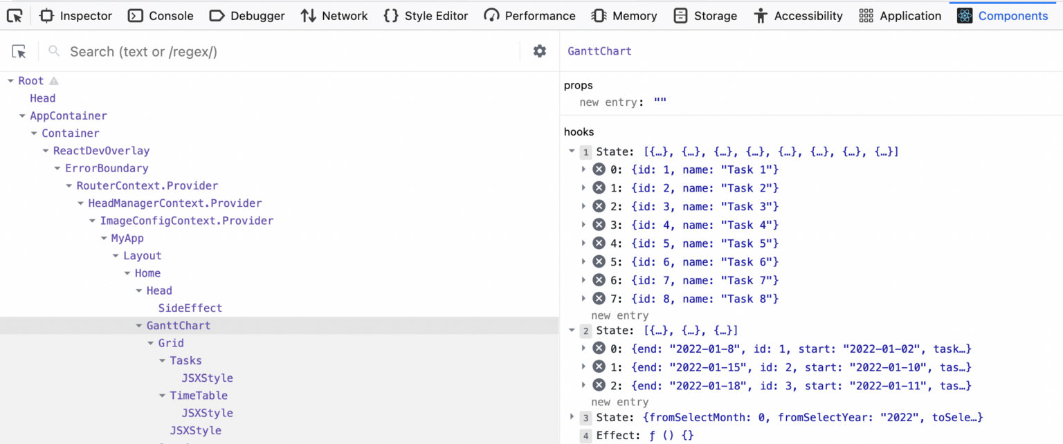Creating a Gantt chart with React using Next.js - Bryntum