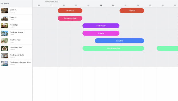 Create a property management scheduler with Bryntum using vanilla JavaScript - Bryntum