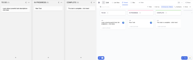 How to connect and sync Bryntum TaskBoard to ClickUp - Bryntum
