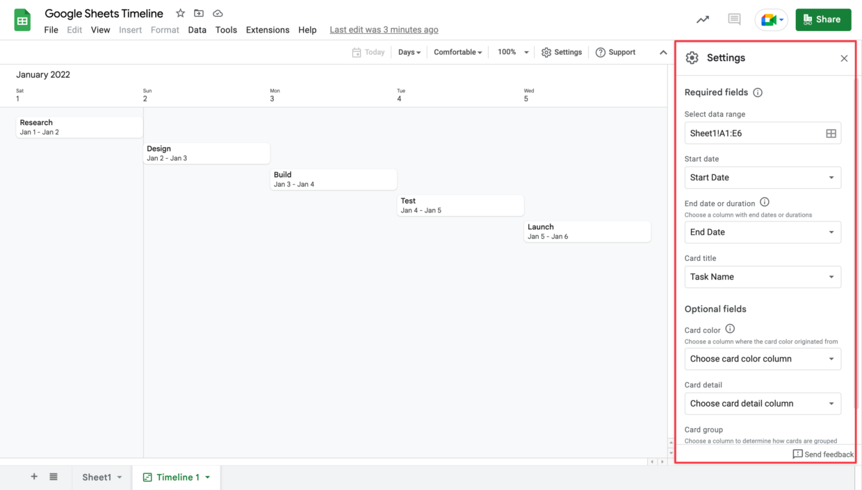 How to visualize your Google Sheets data with Bryntum Gantt - Bryntum