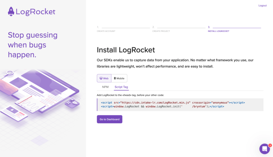 Comparison of Sentry vs. LogRocket for error logging using a Bryntum Gantt chart - Bryntum