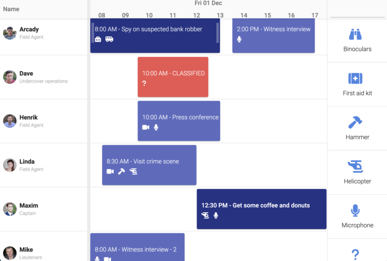 Bryntum Angular Scheduler Component Bryntum Angular Scheduler Component