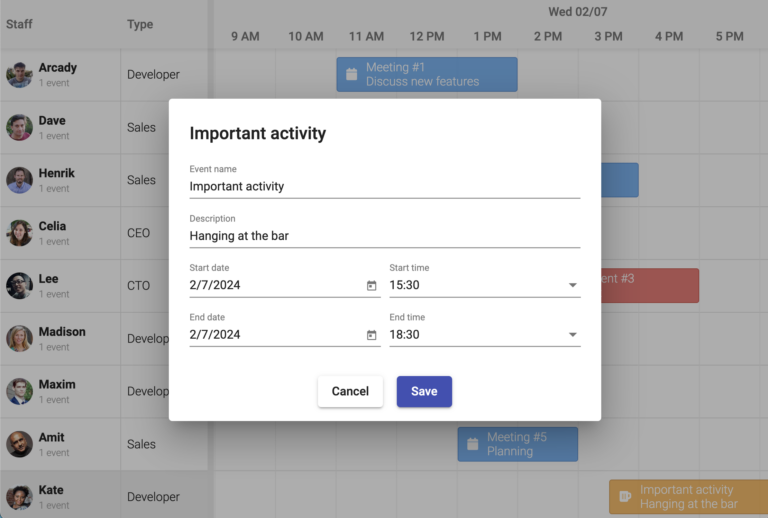 Bryntum Angular Scheduler Component Bryntum Angular Scheduler Component
