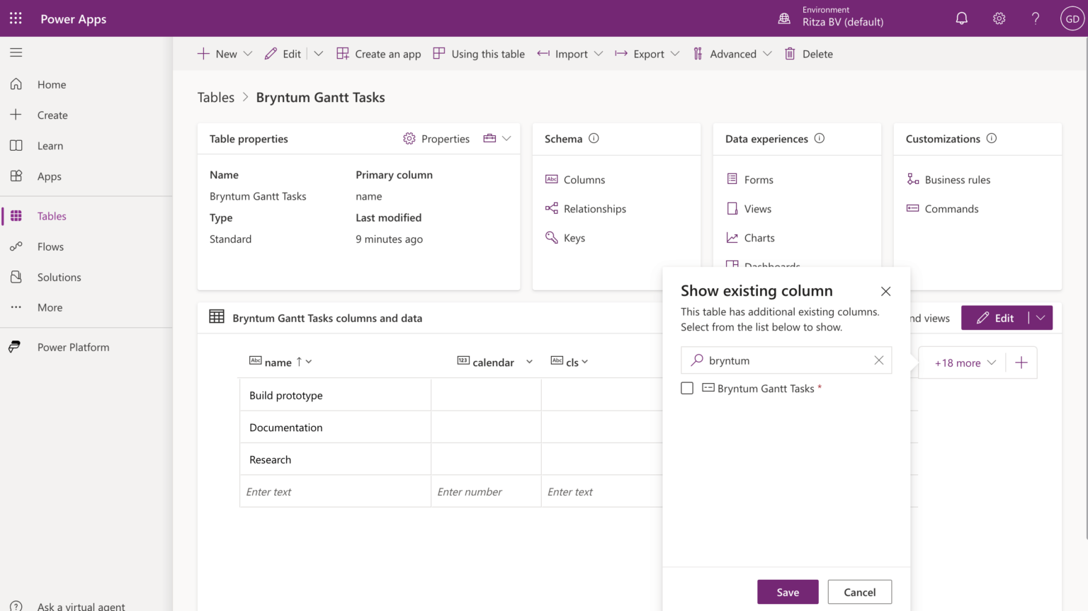 How To Build A React Gantt Chart In Microsoft Power Apps Using Bryntum