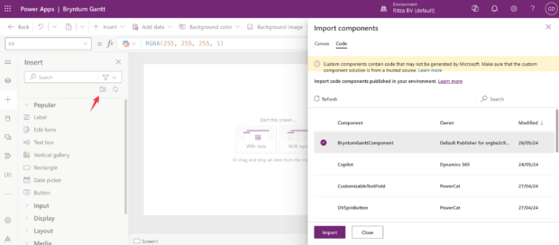 How To Build A React Gantt Chart In Microsoft Power Apps Using Bryntum Power Apps Component