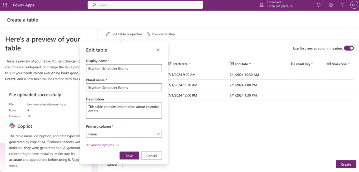 Building a Bryntum Scheduler with React and Microsoft Power Apps ...