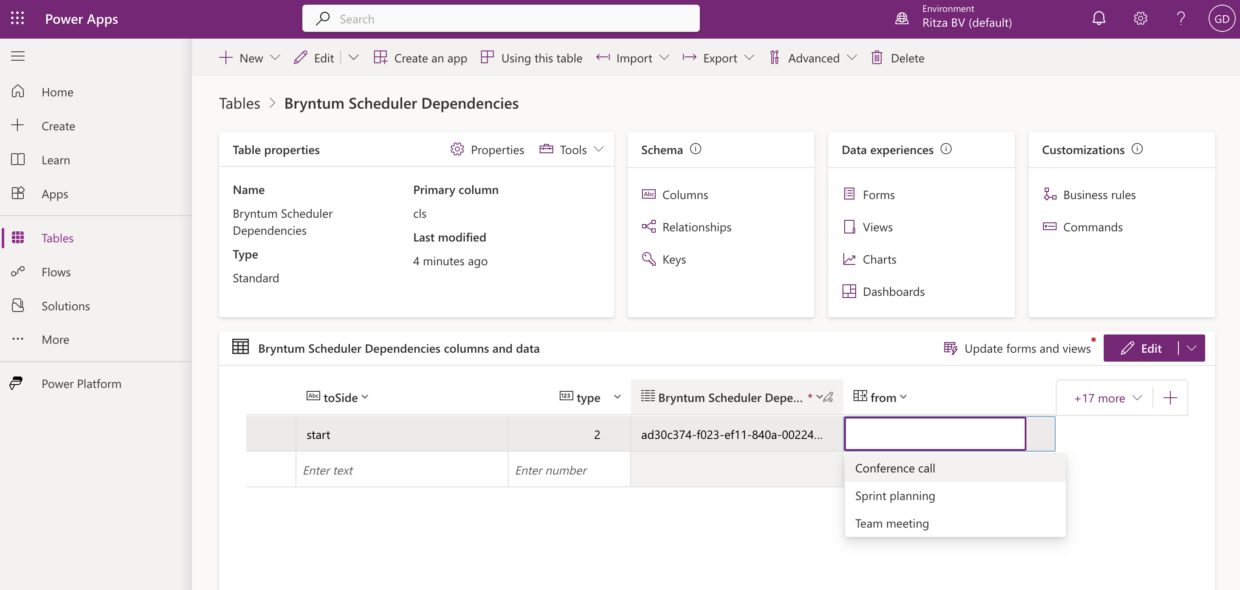 Building a Bryntum Scheduler with React and Microsoft Power Apps component framework - Bryntum