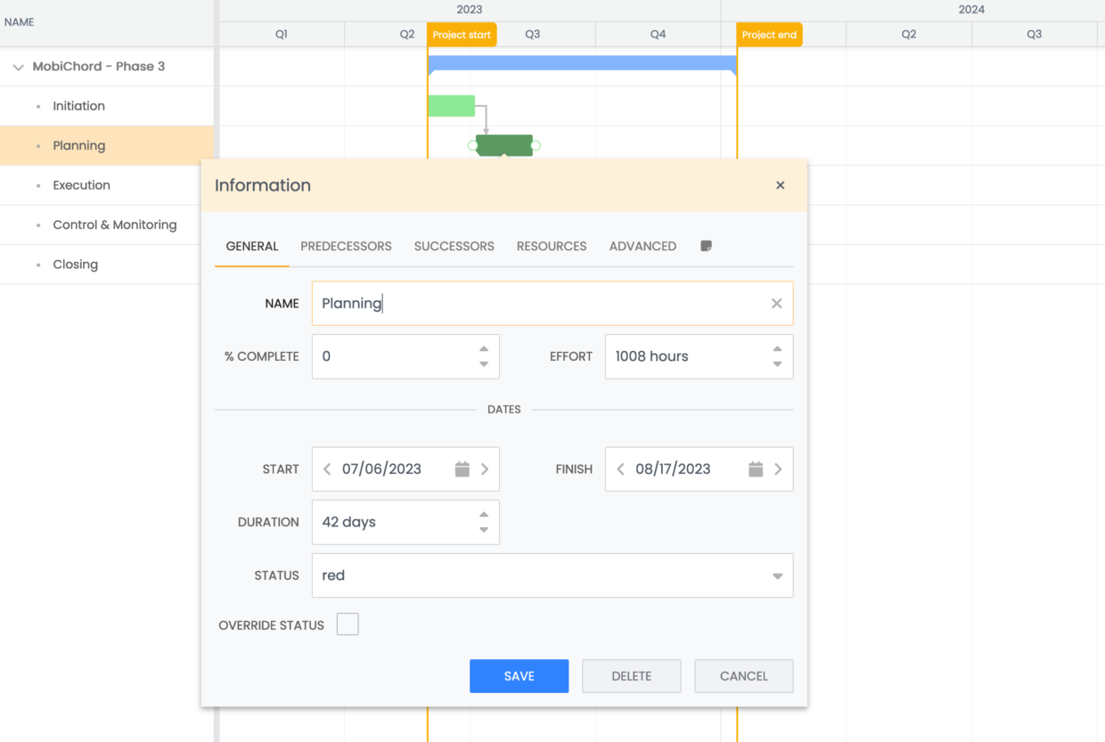 How to connect and sync Bryntum Gantt to a ServiceNow Project Portfolio Management planning ...