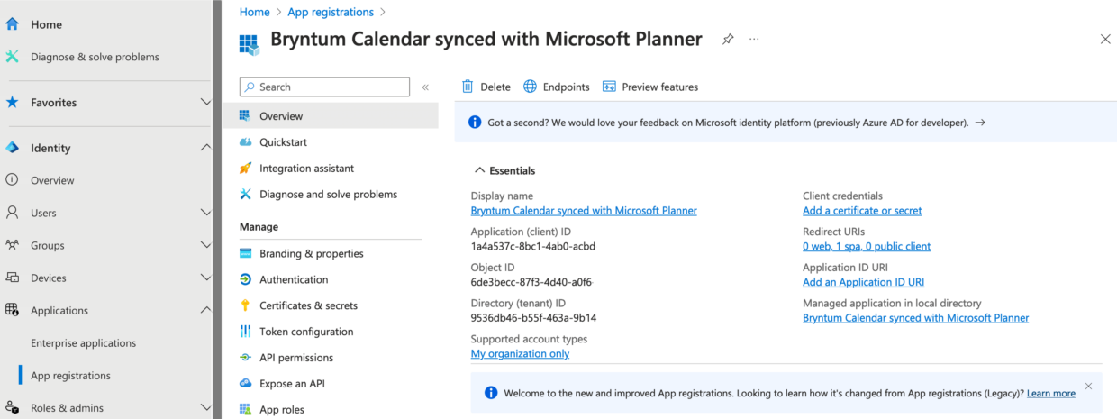 How to connect and sync Bryntum Calendar to Microsoft Planner - Bryntum
