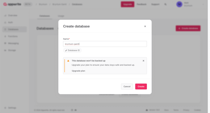 Create a React Gantt chart with Bryntum and Appwrite - Bryntum