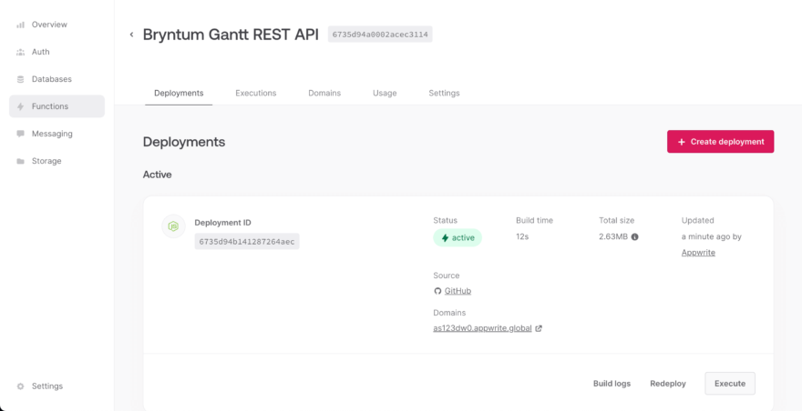 Create a React Gantt chart with Bryntum and Appwrite - Bryntum