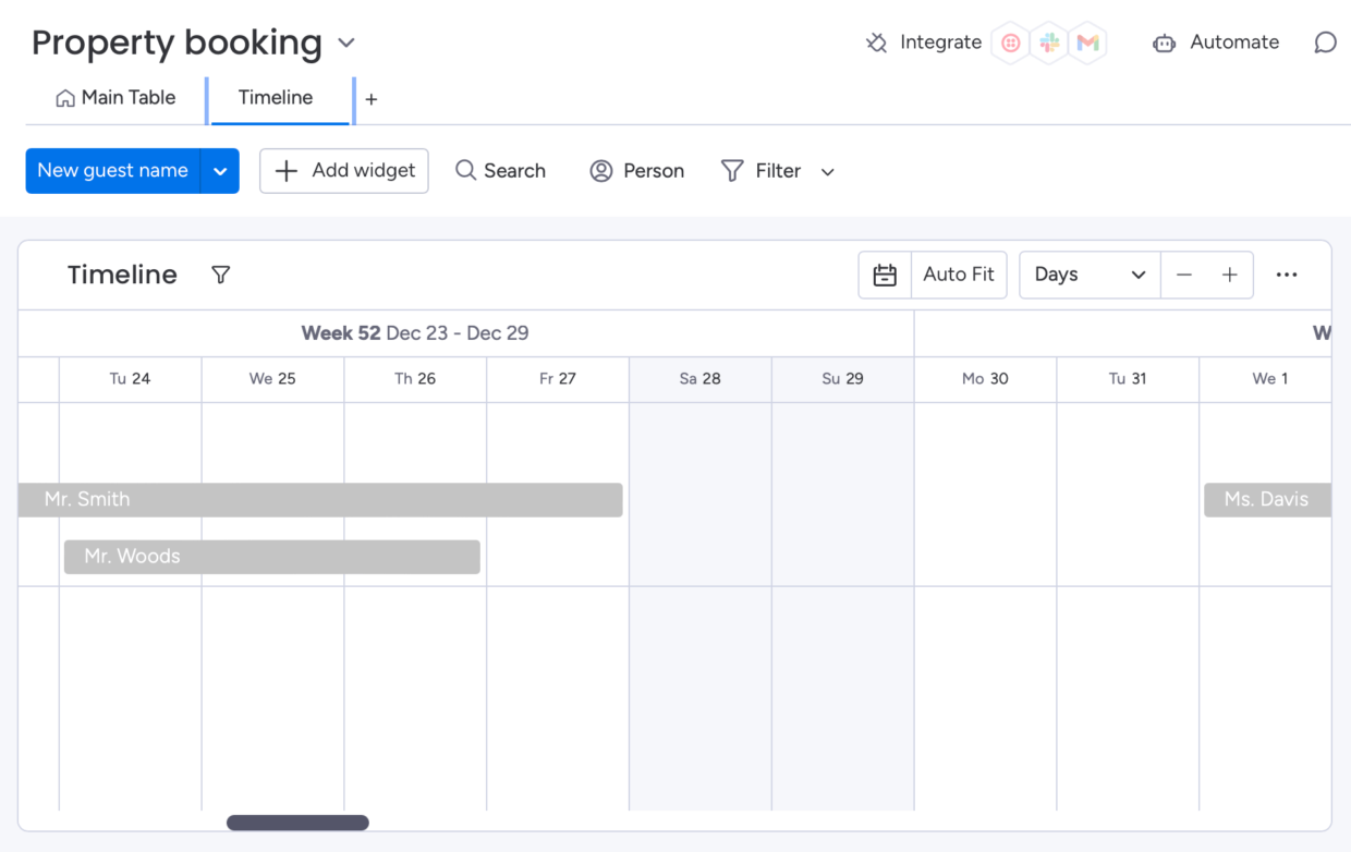 How to connect and sync Bryntum Scheduler Pro to monday.com - Bryntum