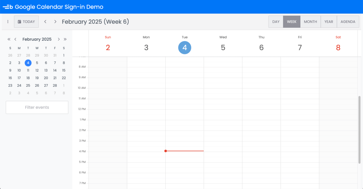 Sync Google Calendar with Bryntum Calendar using the Google Calendar API and Google OAuth - Bryntum