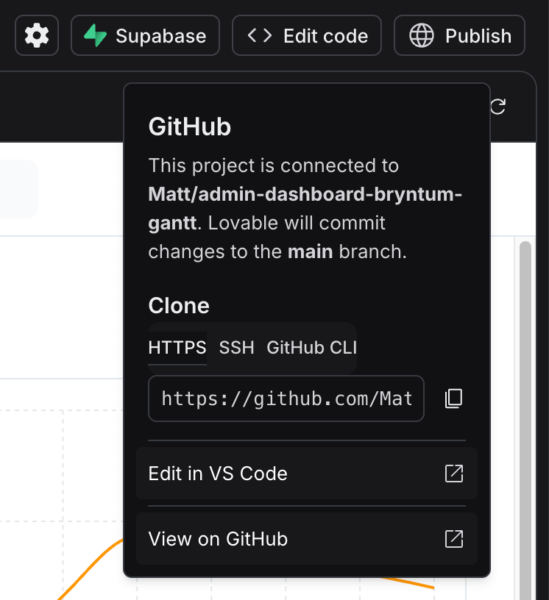 Creating an admin dashboard app with Lovable and Bryntum Gantt - Bryntum