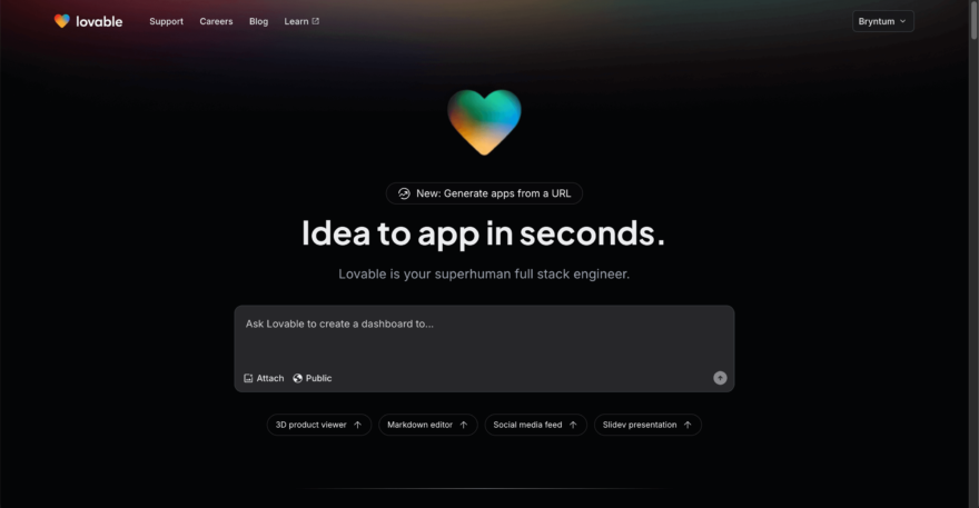 Creating an admin dashboard app with Lovable and Bryntum Gantt - Bryntum
