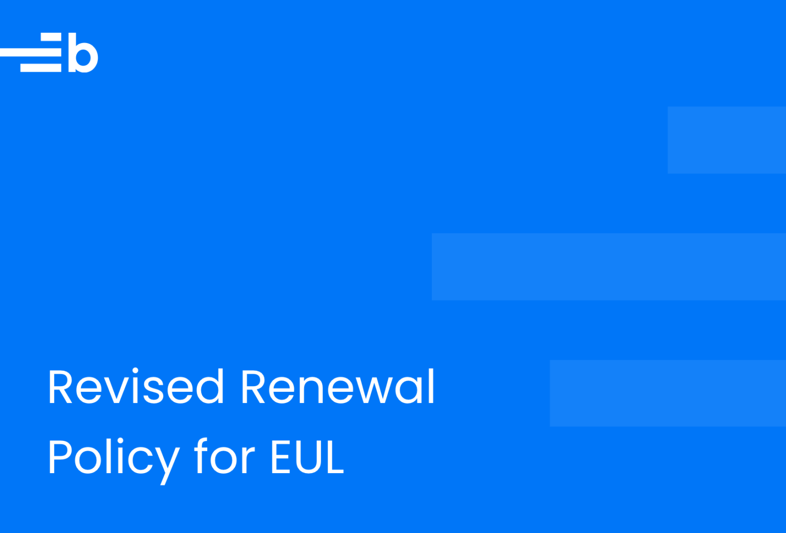Revised Renewal Policy for Bryntum End User Licenses - Bryntum