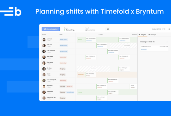 Planning Employee Shifts like a Pro with Timefold and Bryntum - Bryntum