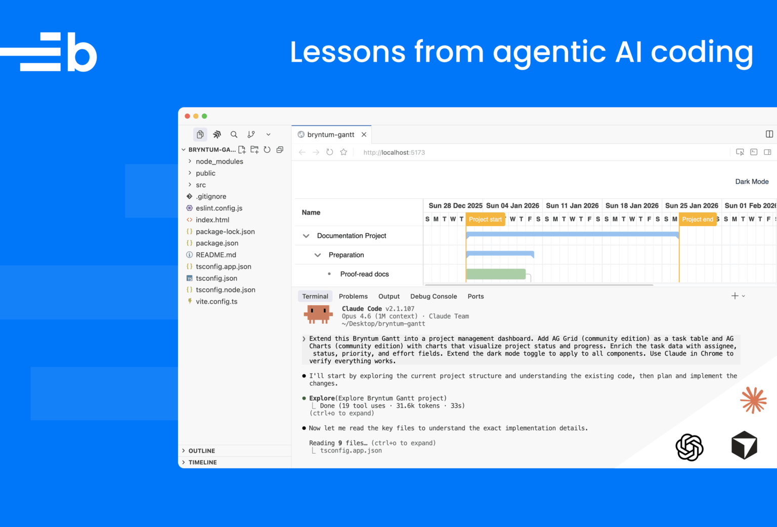 Lessons from agentic AI coding with Bryntum and AG Grid - Bryntum